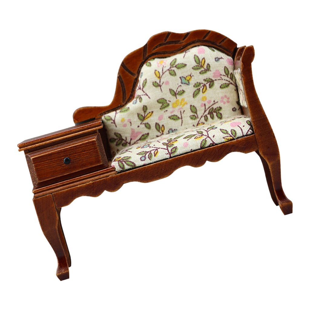 Шезлонг в европейском стиле, 1:12, деревянный