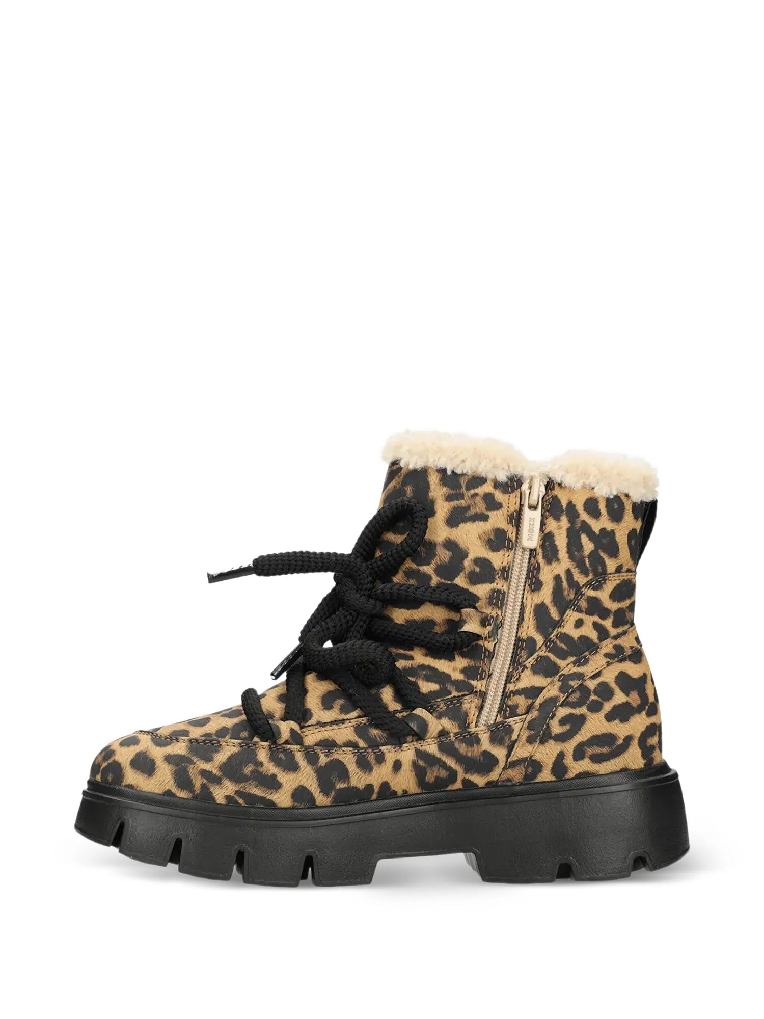 Ботинки Leopard-print lace-up ankle boots