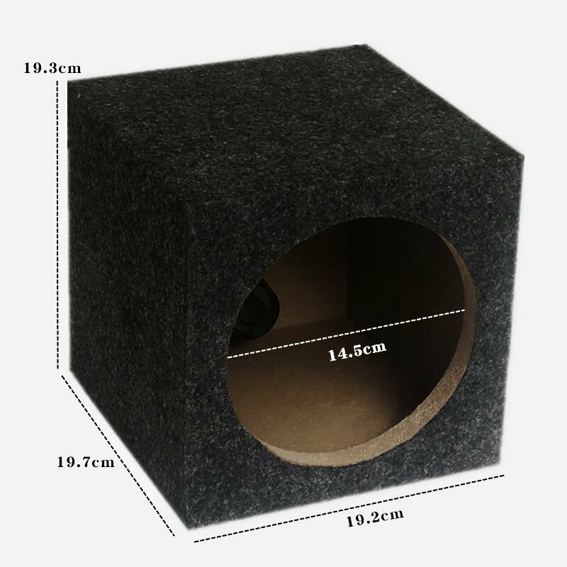 4-дюймовый 5-дюймовый 6inch 6.5inch 6x9inch динамик квадратная деревянная коробка, пустая коробка для дома, низкий динамик, шкаф для пробного динамика в автомобиле