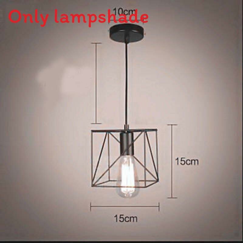 Светильник retro style single head edison lamp adjustable height iron chandelier led light, style h