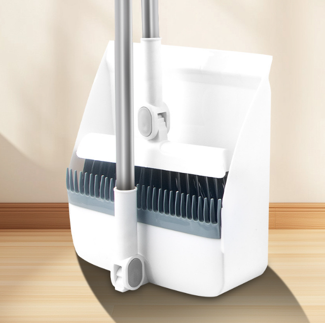 Складная метла и совок для мусора - комбинация для подметания и уборки в домашних условиях