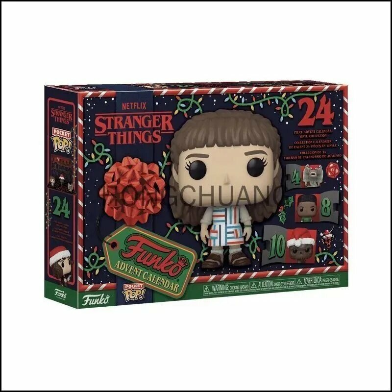 Адвент-календарь Очень странные дела с фигурками Funko Pop, 24 миниатюры
