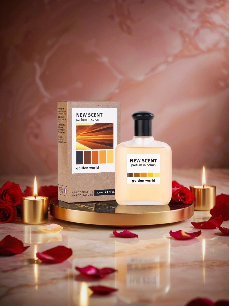 Delta parfum (Red Label). Туалетная вода мужская "New Scent Golden World", 100мл.