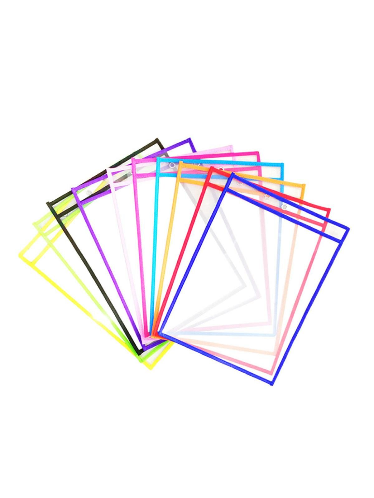 Водонепроницаемый карман с маркером, прорезью для ручки, для занятий в классе, школе,