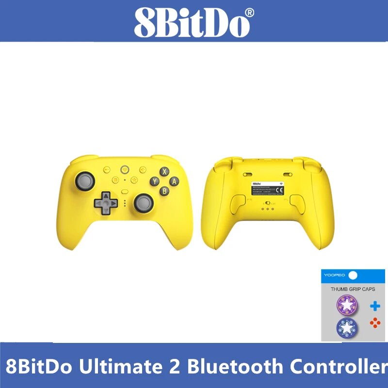 Беспроводной геймпад 8BitDo Ultimate 2 для Nintendo и ПК Желтый