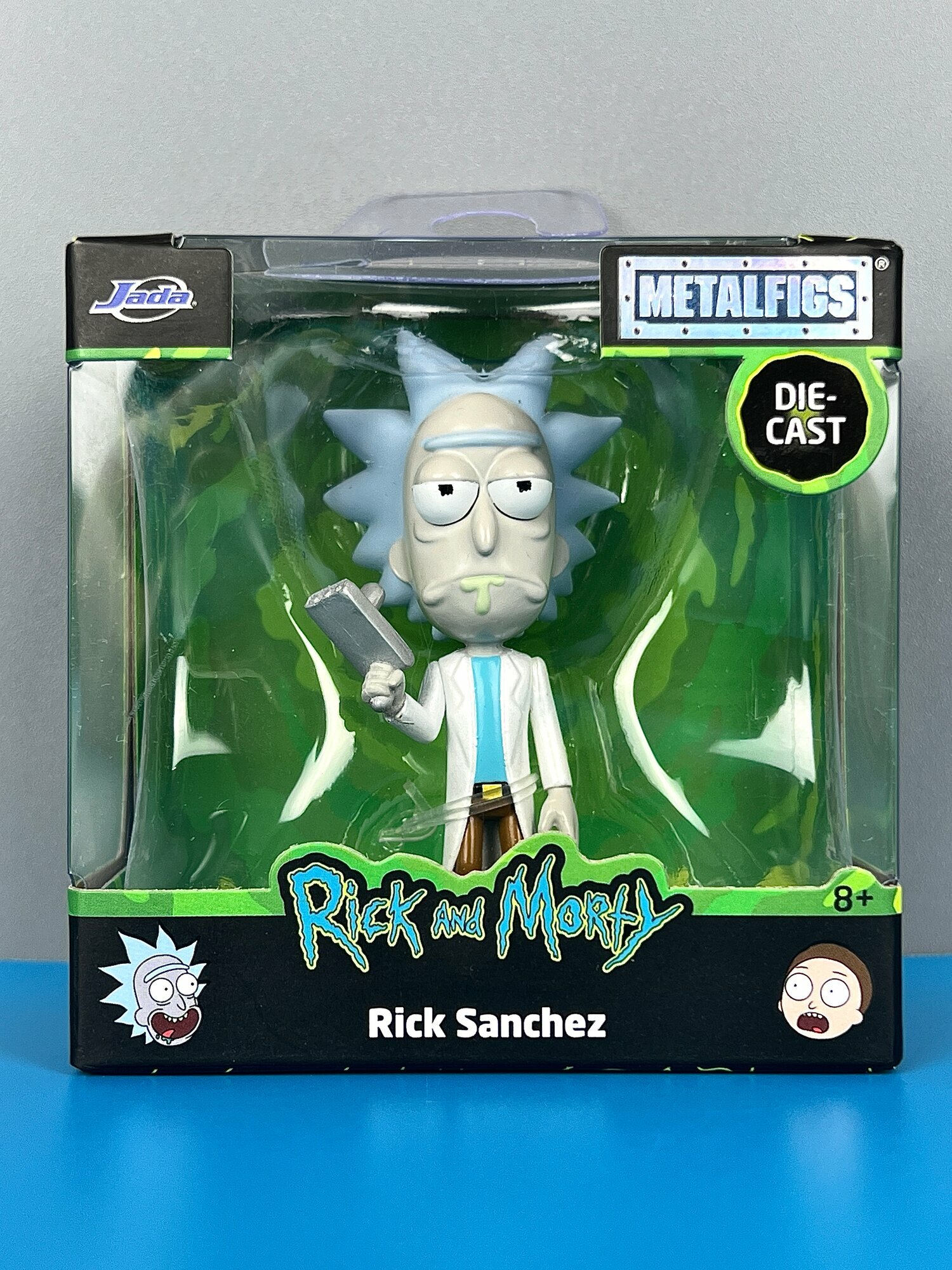 Фигурка Rick Sanchez, Rick And Morty / Jada Toys, Die-Cast, Metalfigs / Рик Санчес, Рик и Морти, Металлическая, 7 см.
