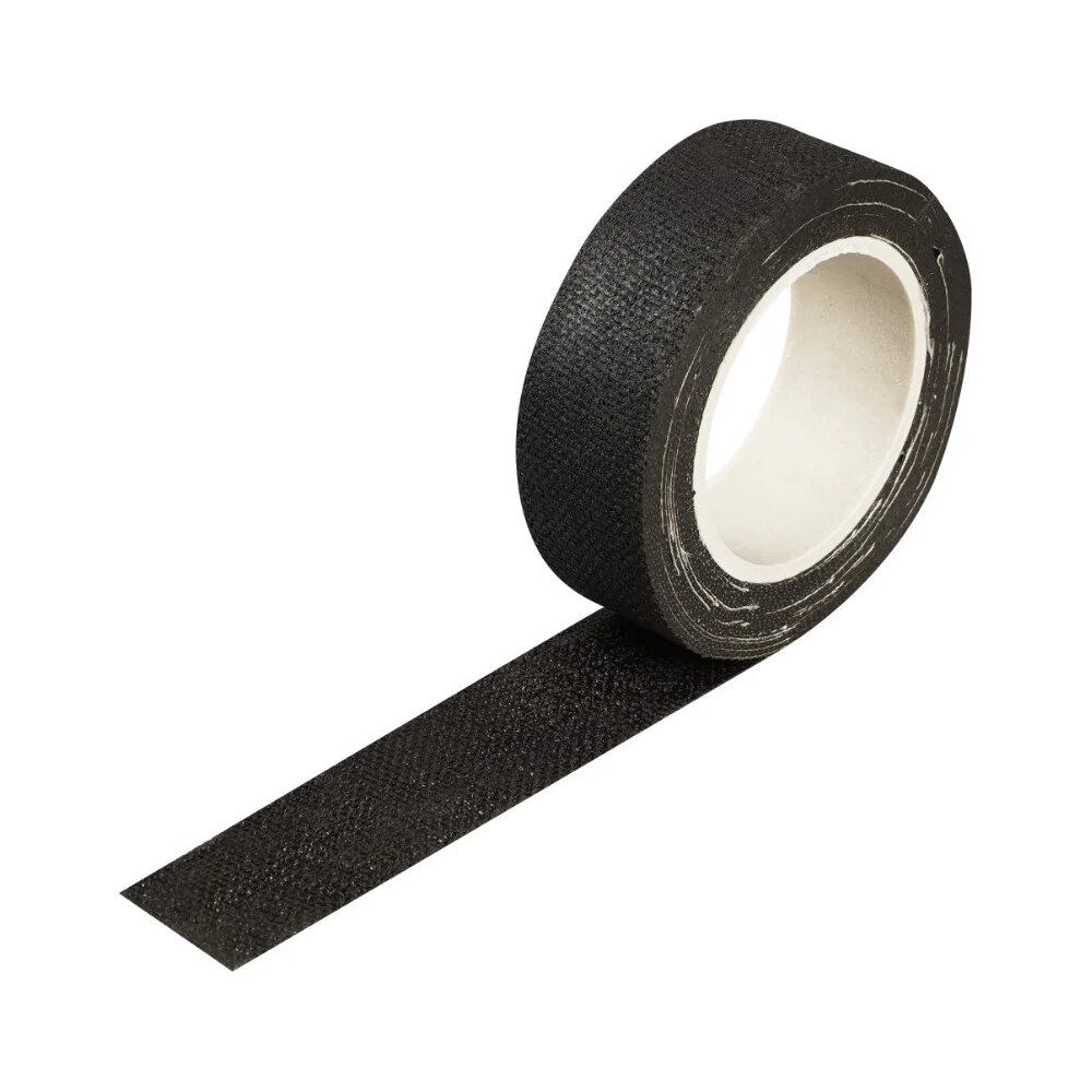 Изолента ХБ на тканевой основе AIRLINE 50 г, прорезиненная, 19х0,4 мм, 4 м, черная ADHB001