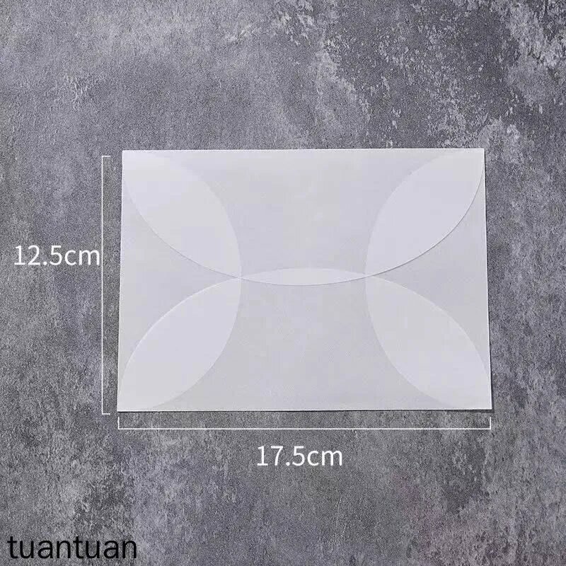 Конверт в Форме Лепестка из Полупрозрачной Кальки, 50шт.