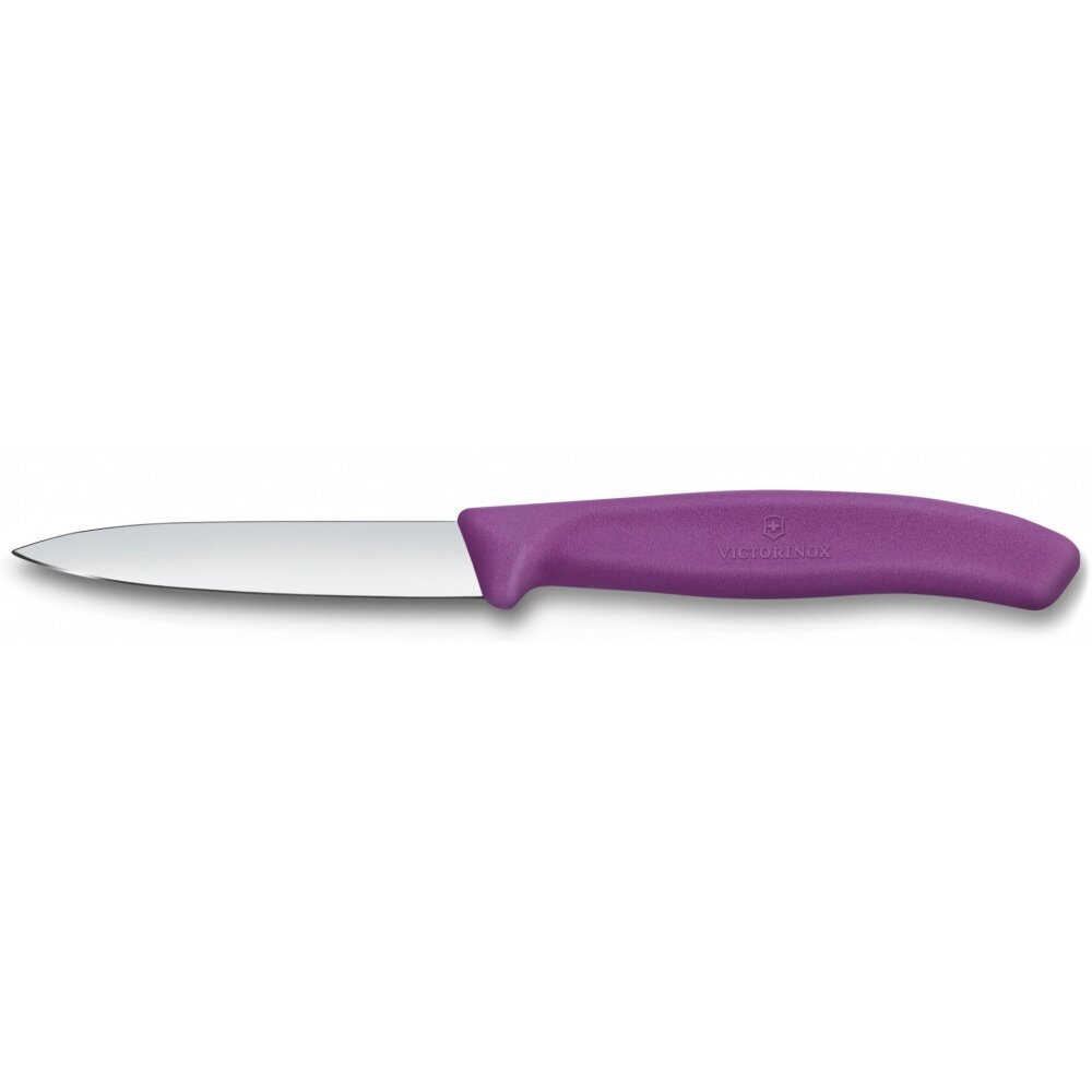 Victorinox Kitchen 6.7605. C1 Нож кухонный victorinox swiss classic, для чистки овощей и фруктов, 80мм, прямая заточка. пурпурный