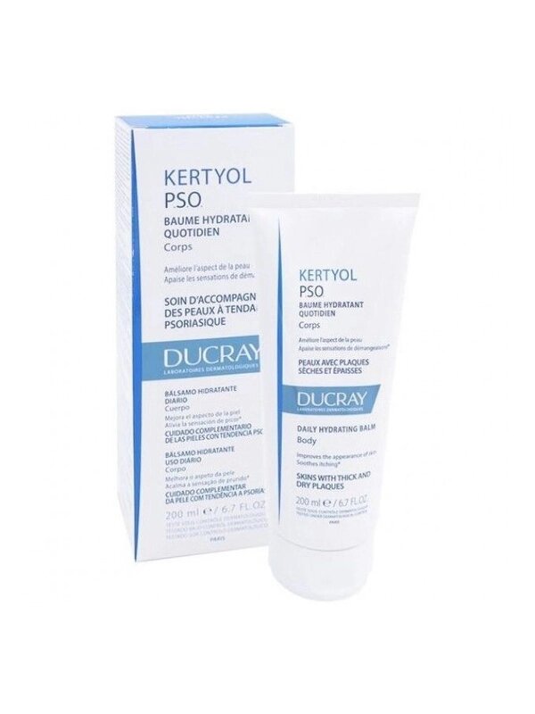 Ducray Кертиоль PSO Увлажняющий бальзам для тела Kertyol Daily Hydrating Balm, 200 мл