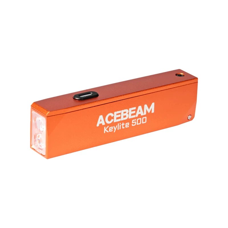 Многофункциональный портативный фонарь ACEBEAM Keylite 500 Mini для наружного освещения Keylite500-Оранжевый