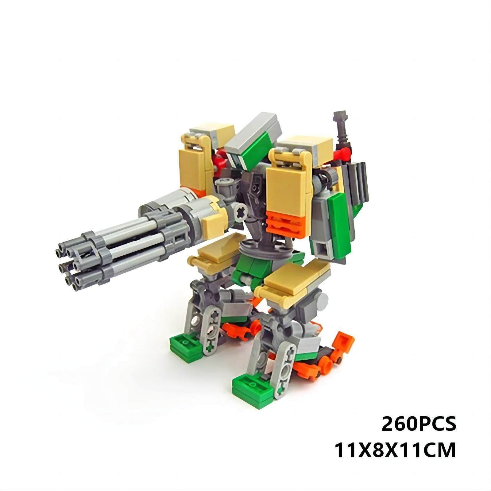 Строительные блоки MOC, мелкие частицы, креативные игрушки-головоломки, подарок 65928, Overwatch Fortress