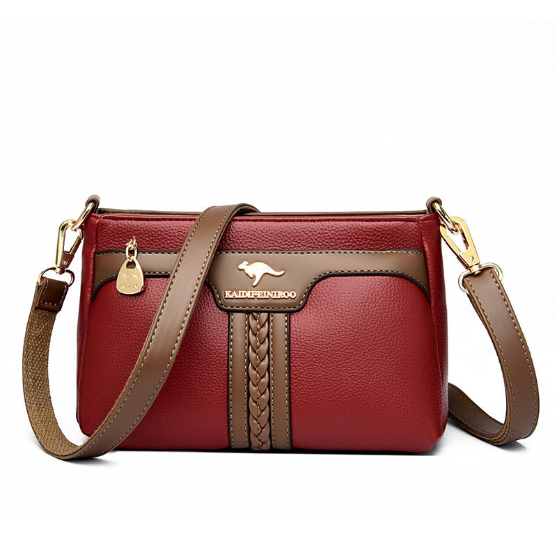 Women's bag new 2025 crossbody bag for middle-aged ladies mother's bag small square bag shoulder bag for women one-piece drop shipping