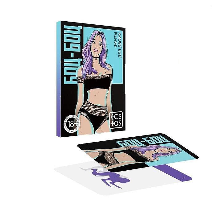 Настольная игра ECSTAS "Боц-Боц", для двоих, развивает фантазию и память