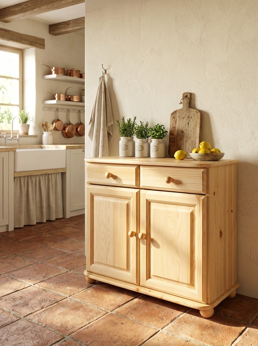 Комод "Вокко" 82x38x74 см, массив сосны, лак "Дом мебели из сосны" 82-00