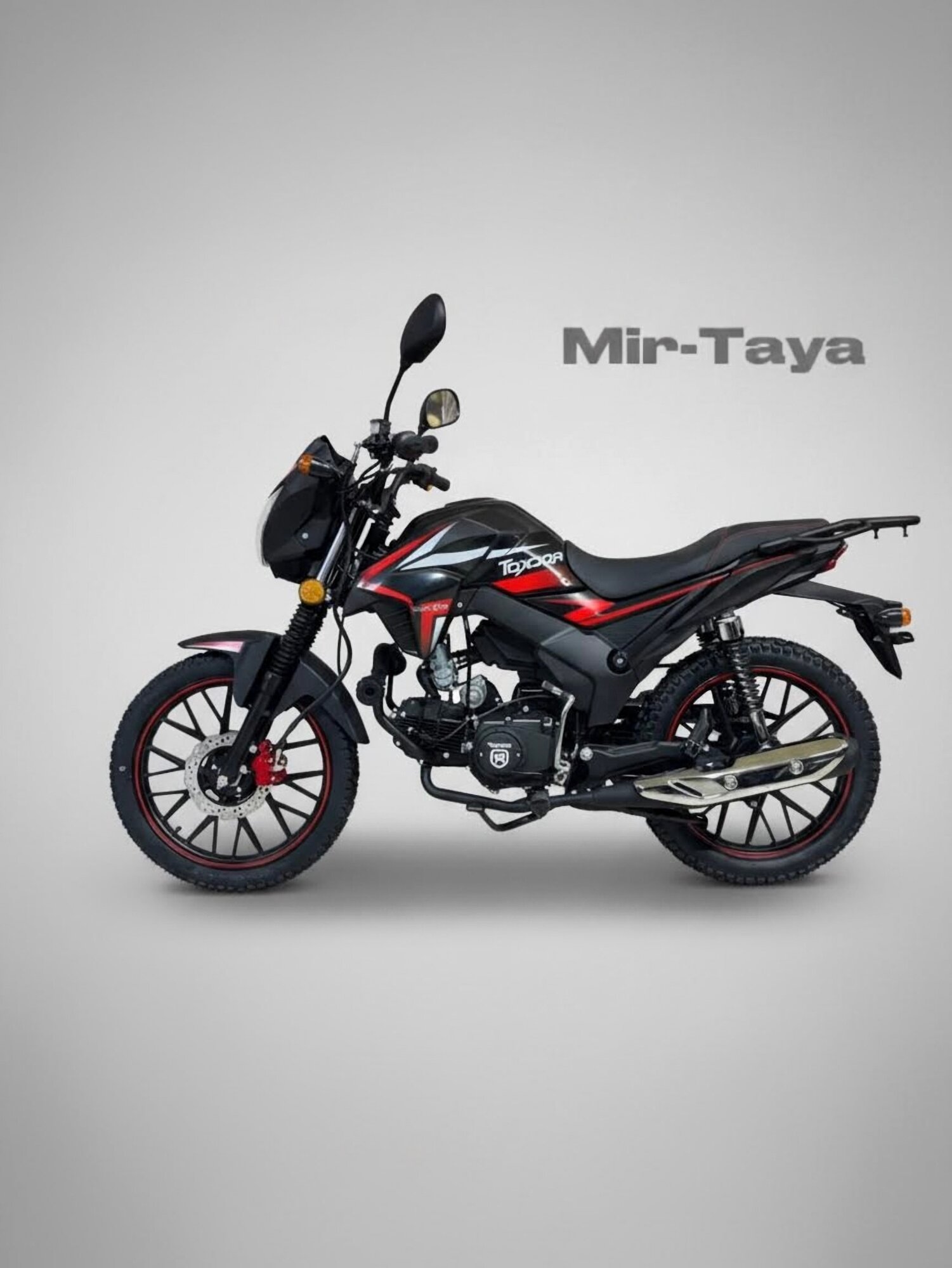 Мопед ROCKOT "ALPHA CITY M-12", 120 кубов, максимальная скорость 80 км/ч,(черный матовый)