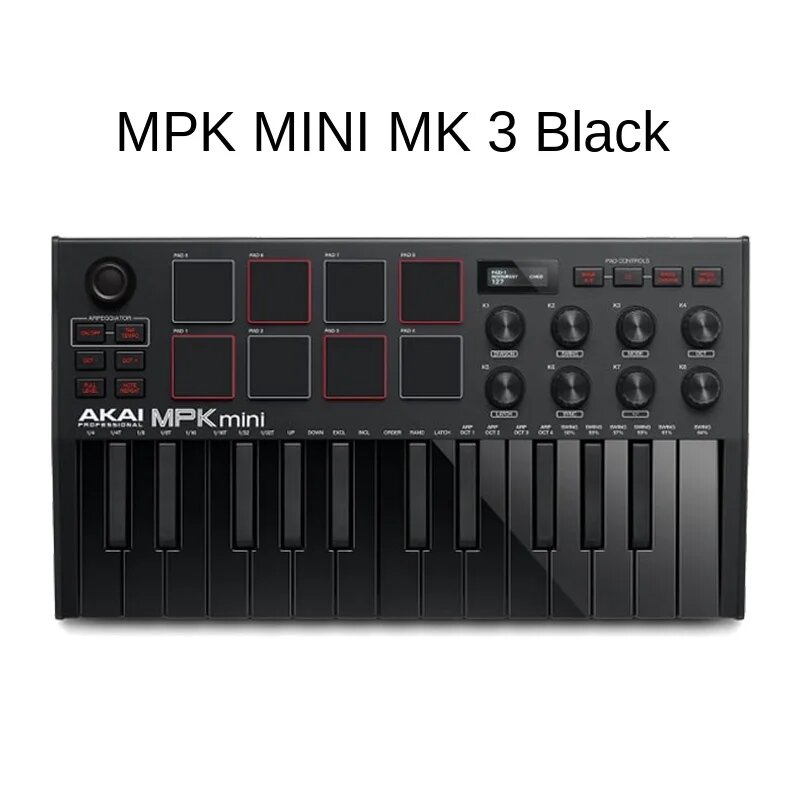 AKAI MPK mini MK3 MIDI контроллер Черный, Black