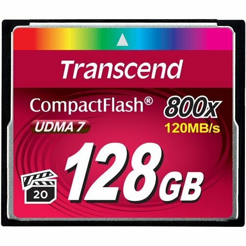 Карта памяти Transcend 128GB Compact Flash 800x [TS128GCF800]