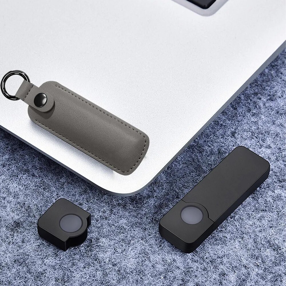 Чехол брелок для USB флешки накопителя, Темно-серый, 1 шт.