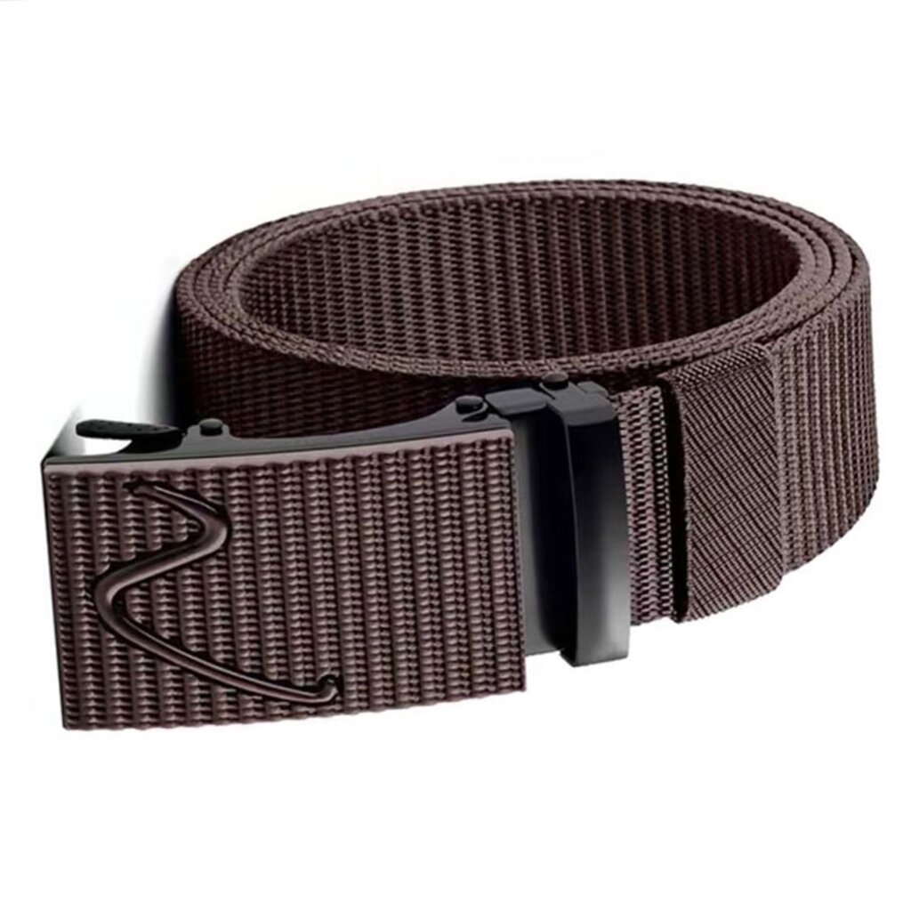 Повседневные холщовые нейлоновые брюки, джинсы, комбинезон, пояс-коричневый