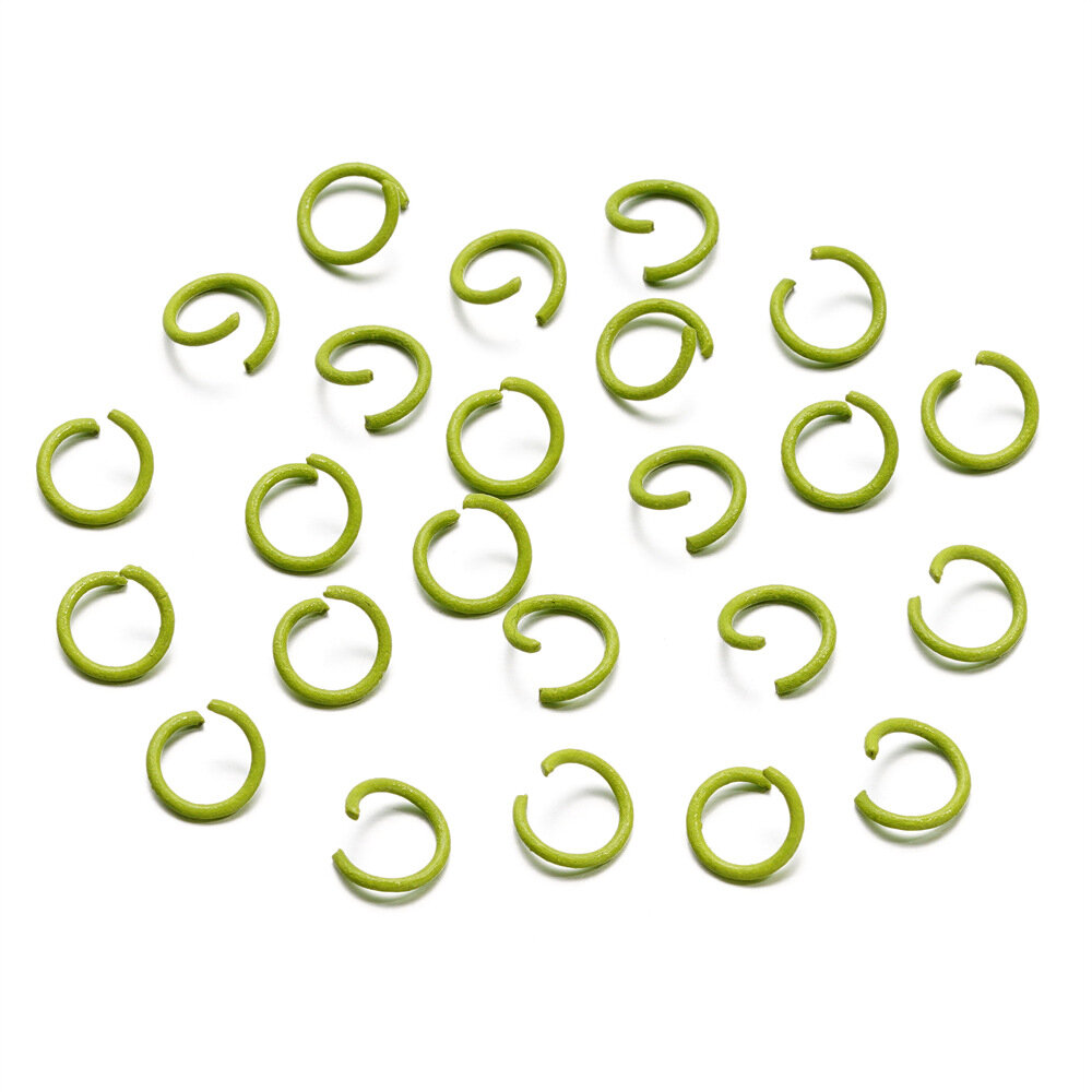 1.2*10 мм Открытое кольцо, цветное окрашенное железное кольцо, конфетный цвет, соединительное кольцо, ручная работа, DIY брелок, ювелирное кольцо