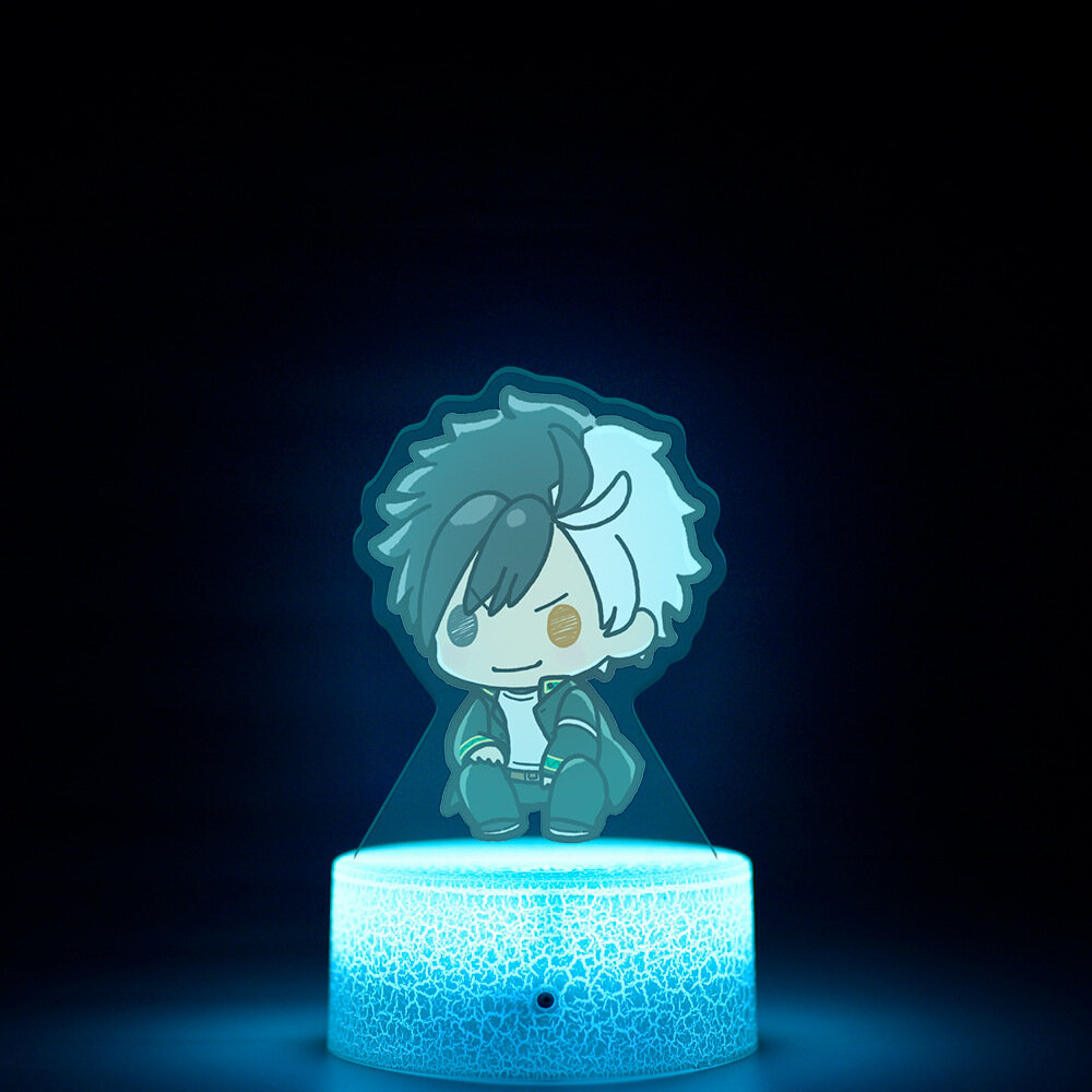 202616 Цветной пульт дистанционного управления ветроустойчивый колокольчик для мальчиков аниме периферия магазин Guzi акриловый светодиодный ночник оптовый источник