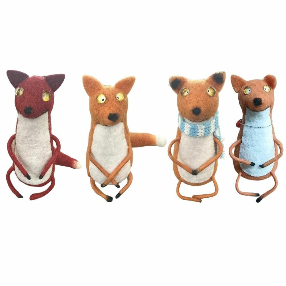 Фетровая кукла-лисичка, креативный подарок