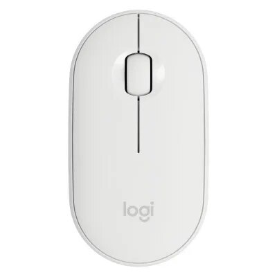 Logitech Pebble Беспроводная мышь белый