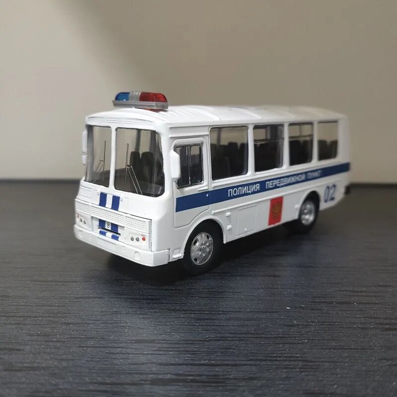 1:43 Autogrand PAZ-32053 Легковая модель автомобиля Pycckaя Cepия, Модель автомобиля советской эпохи