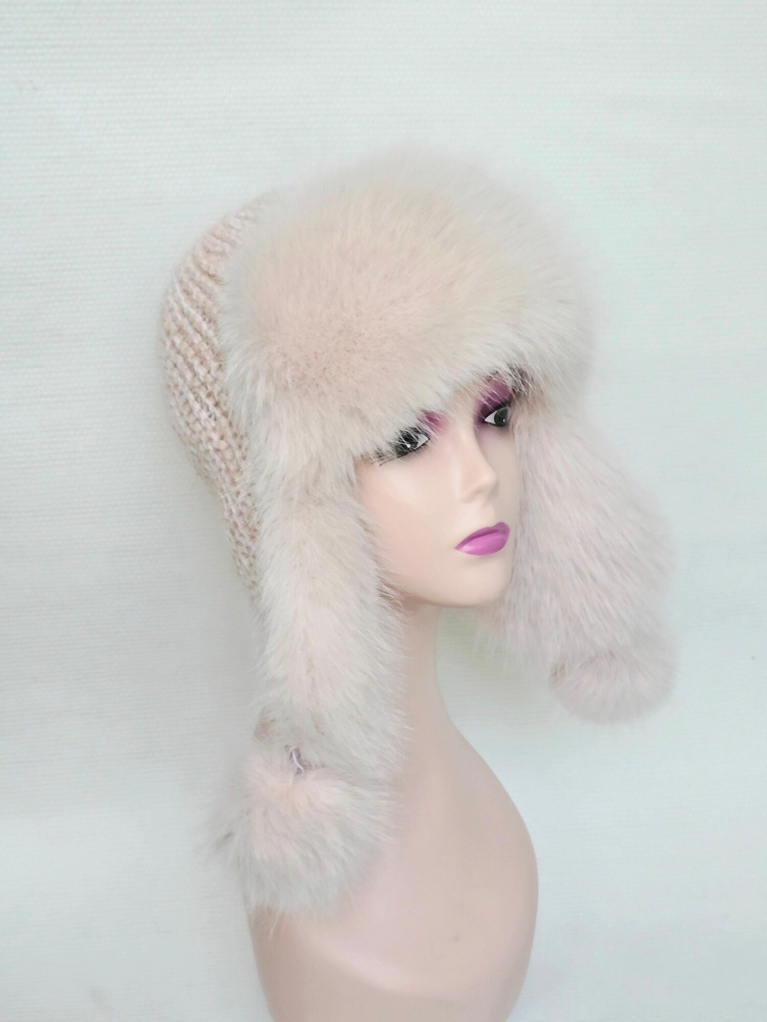 Шапка-ушанка Экомех для женщин