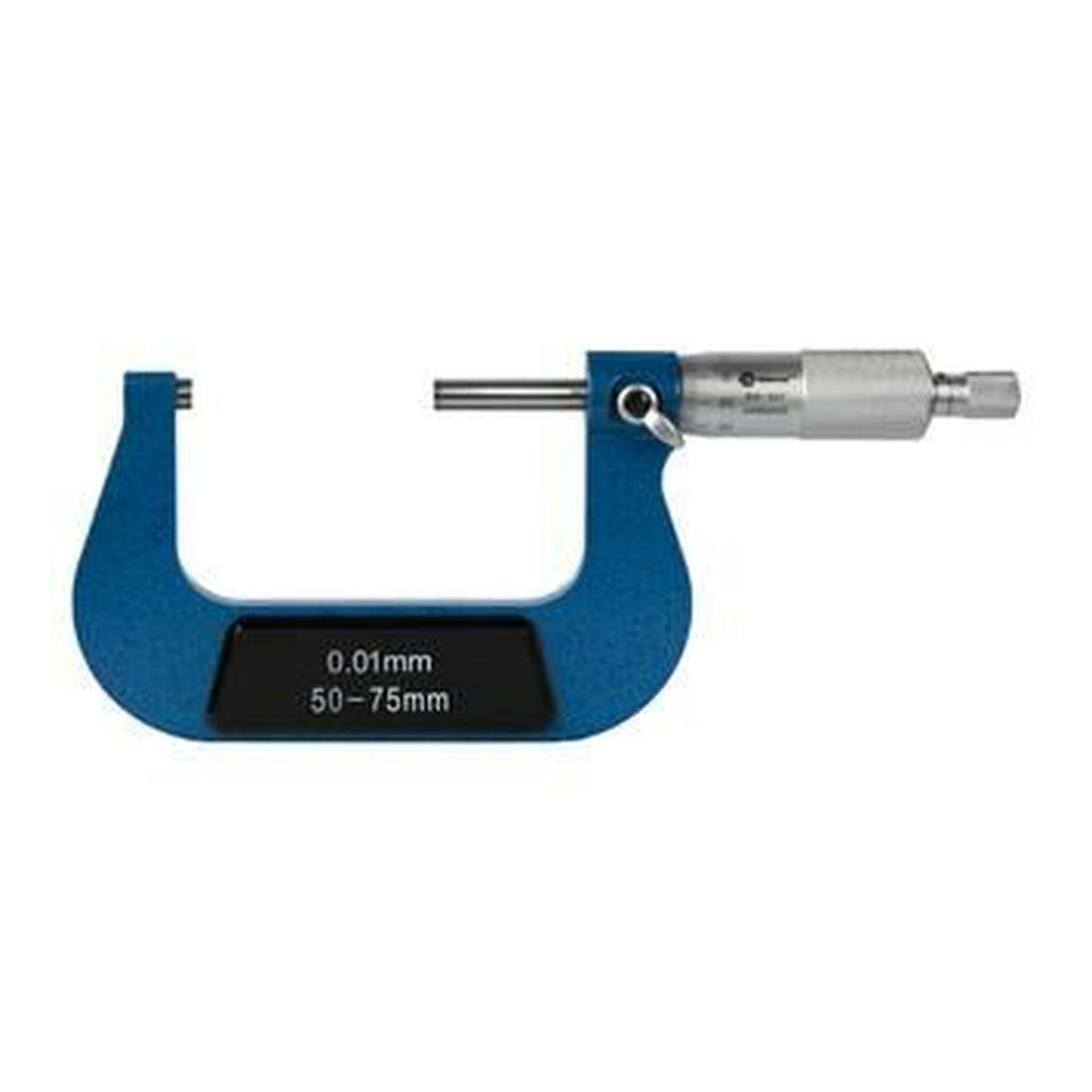 Микрометр кобальт механический, диапазон измерений 50-75 мм, точность 0,01 мм, кейс