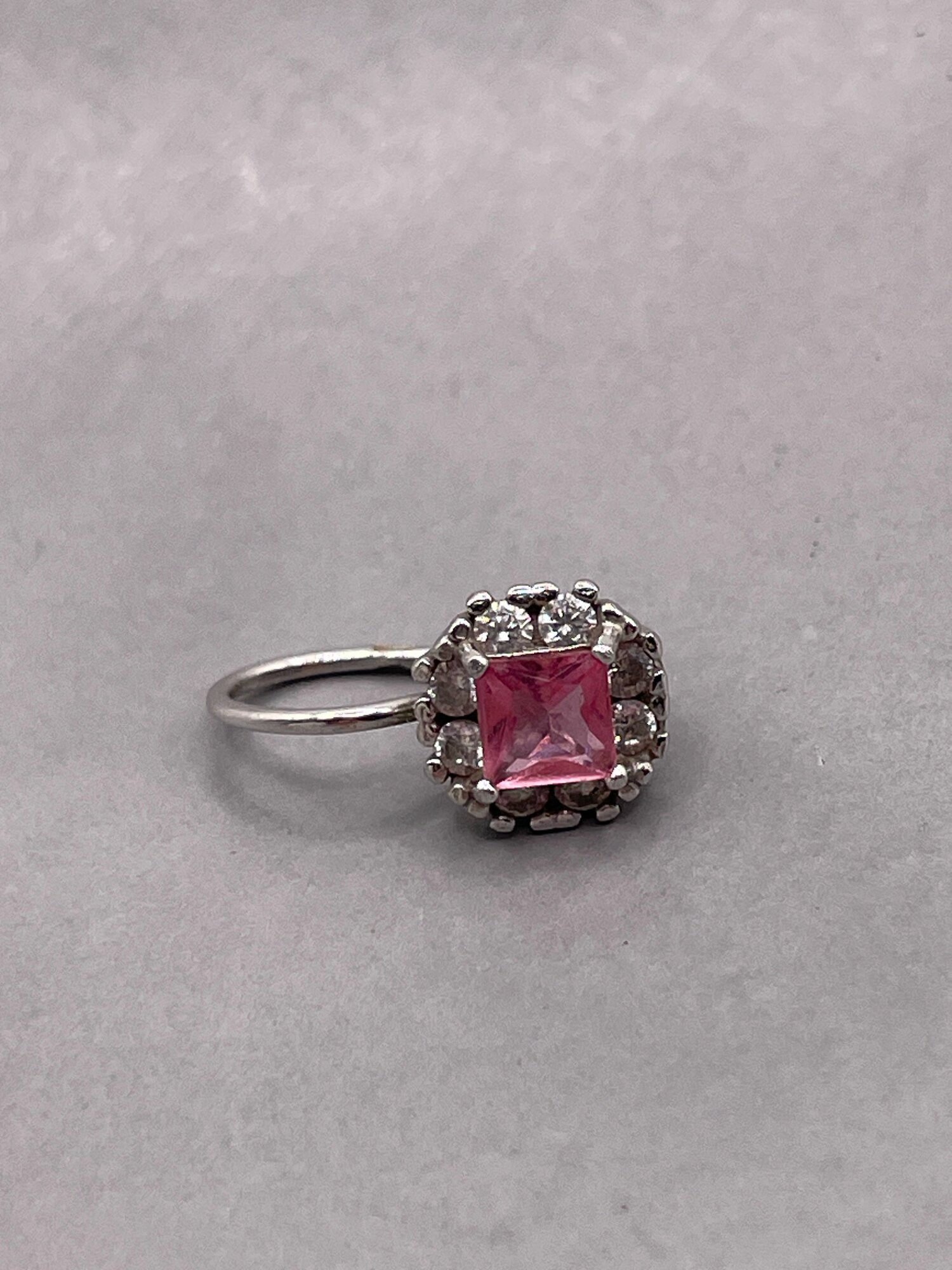 Серьга серебрение, клеймо, под винтаж