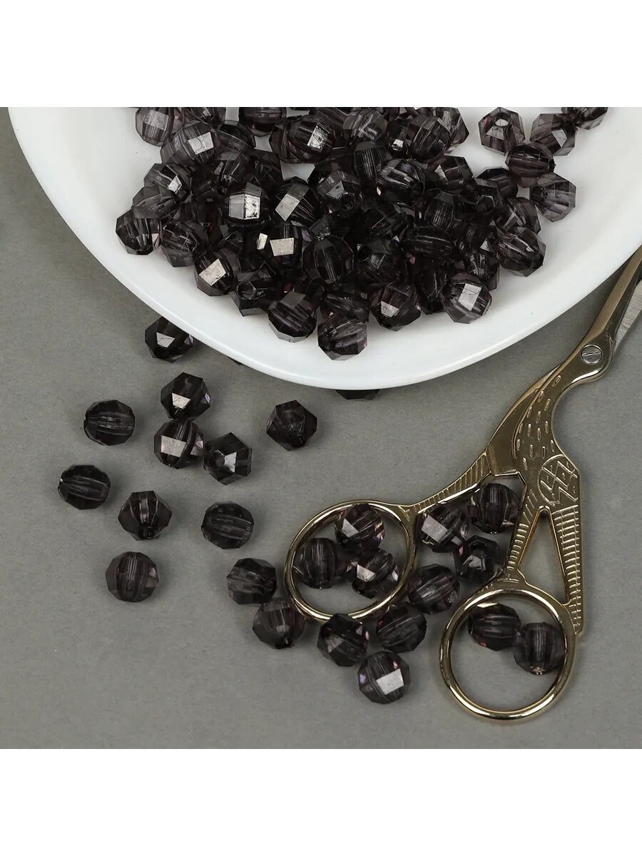 Бусины акриловые Ø10мм уп.50г