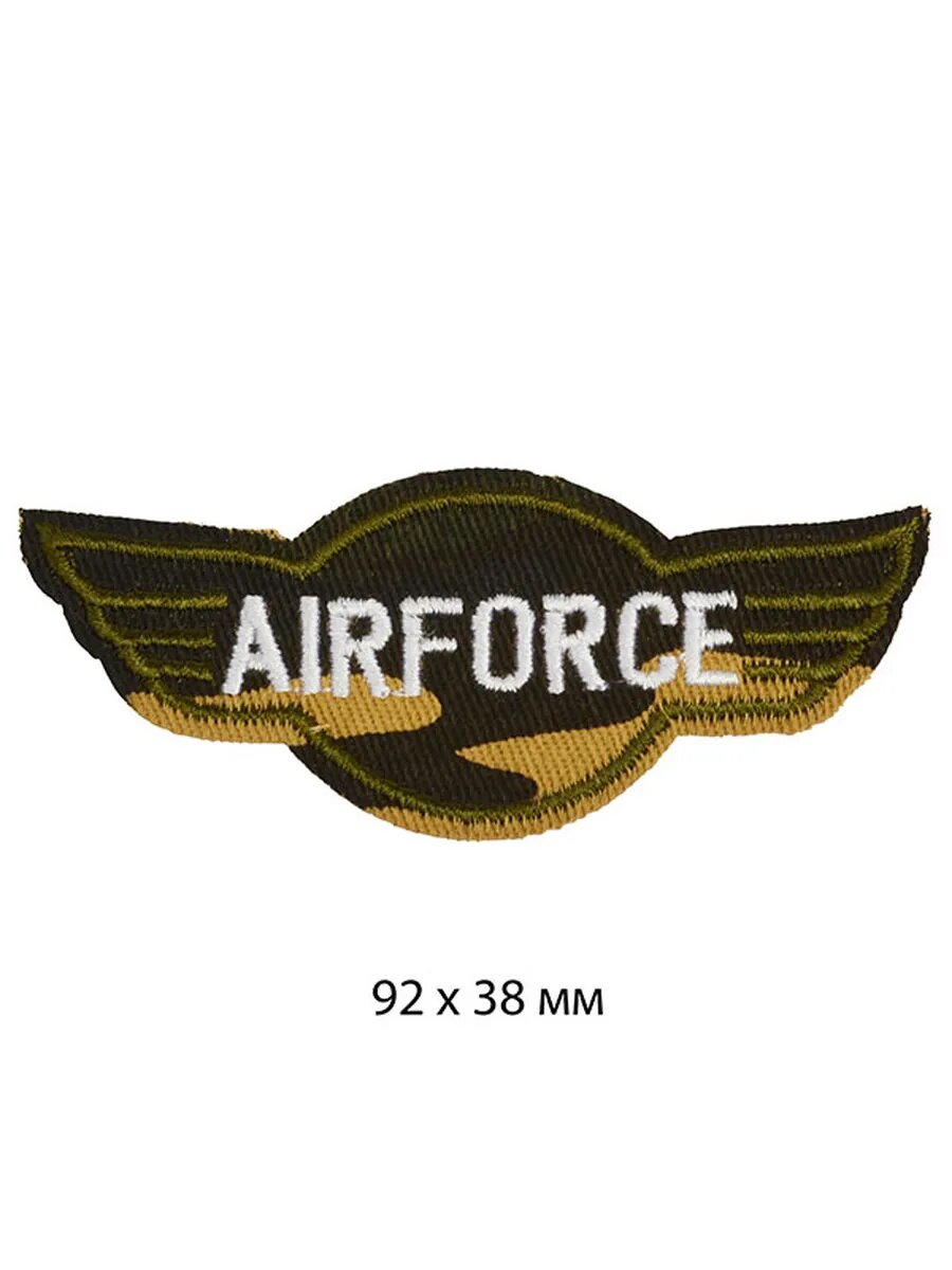 Термоаппликации Airforce 92х38 мм 10 шт