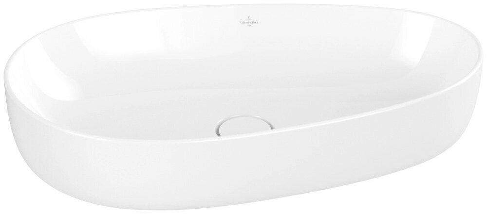 Раковины Villeroy & Boch Antao 4A7465R1 накладная, 65x40xh14,6см, альпийский белый с CeramicPlus