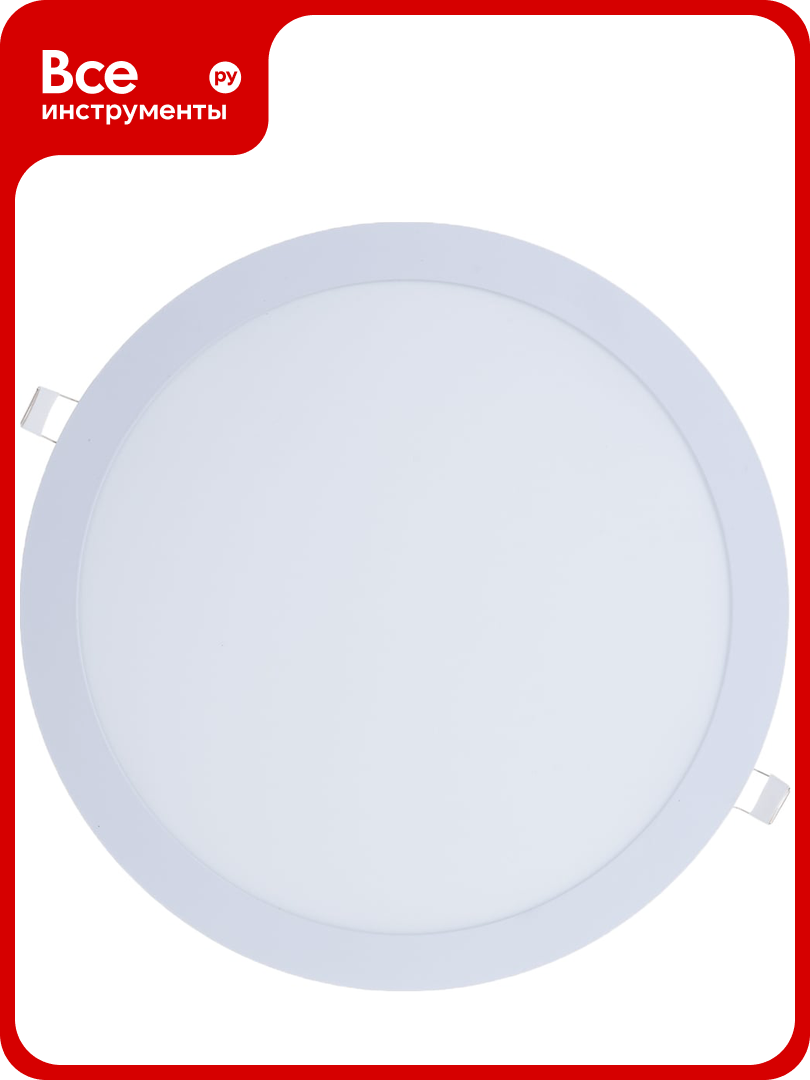 Светодиодная круглая панель IN HOME RLP-eco 24Вт 230В 4000К 1440Лм 300/270мм IP40 4690612007991