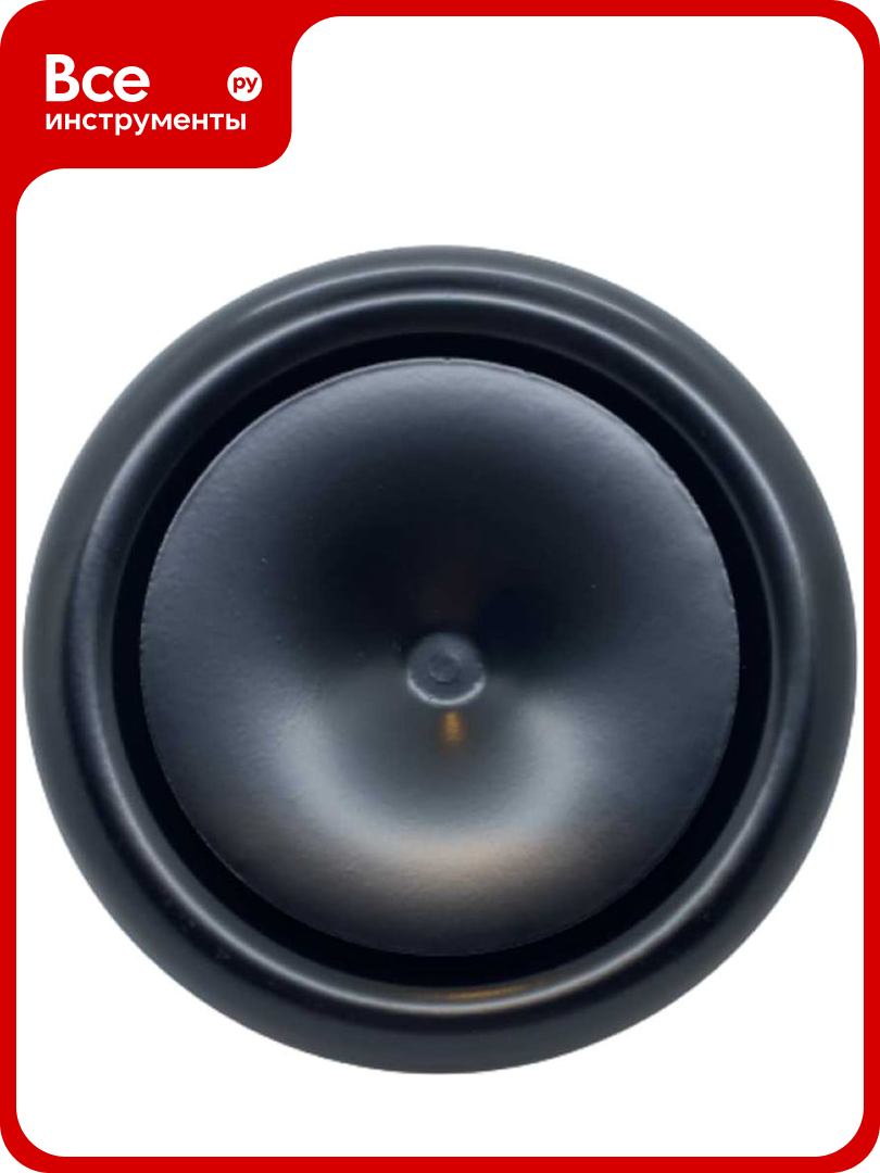 Диффузор (клапан-дефлектор-анемостат) DEC приточный черный 160мм, DVS-P160 REGA из оцинкованной стали DVS-P160 REGA BLACK