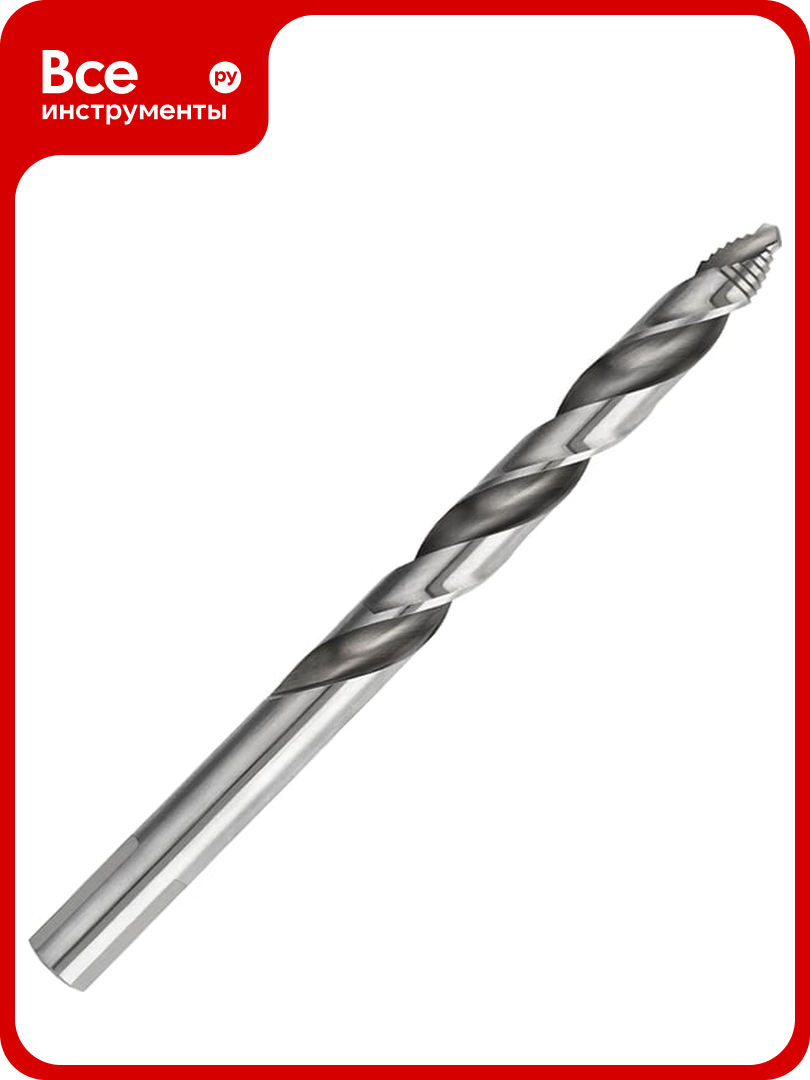 Сверло по металлу шлифованное D.BOR STEP HSS-G, DIN 338 9.0х81/125 мм, 1 шт D-TDS-338-HSS-090-01