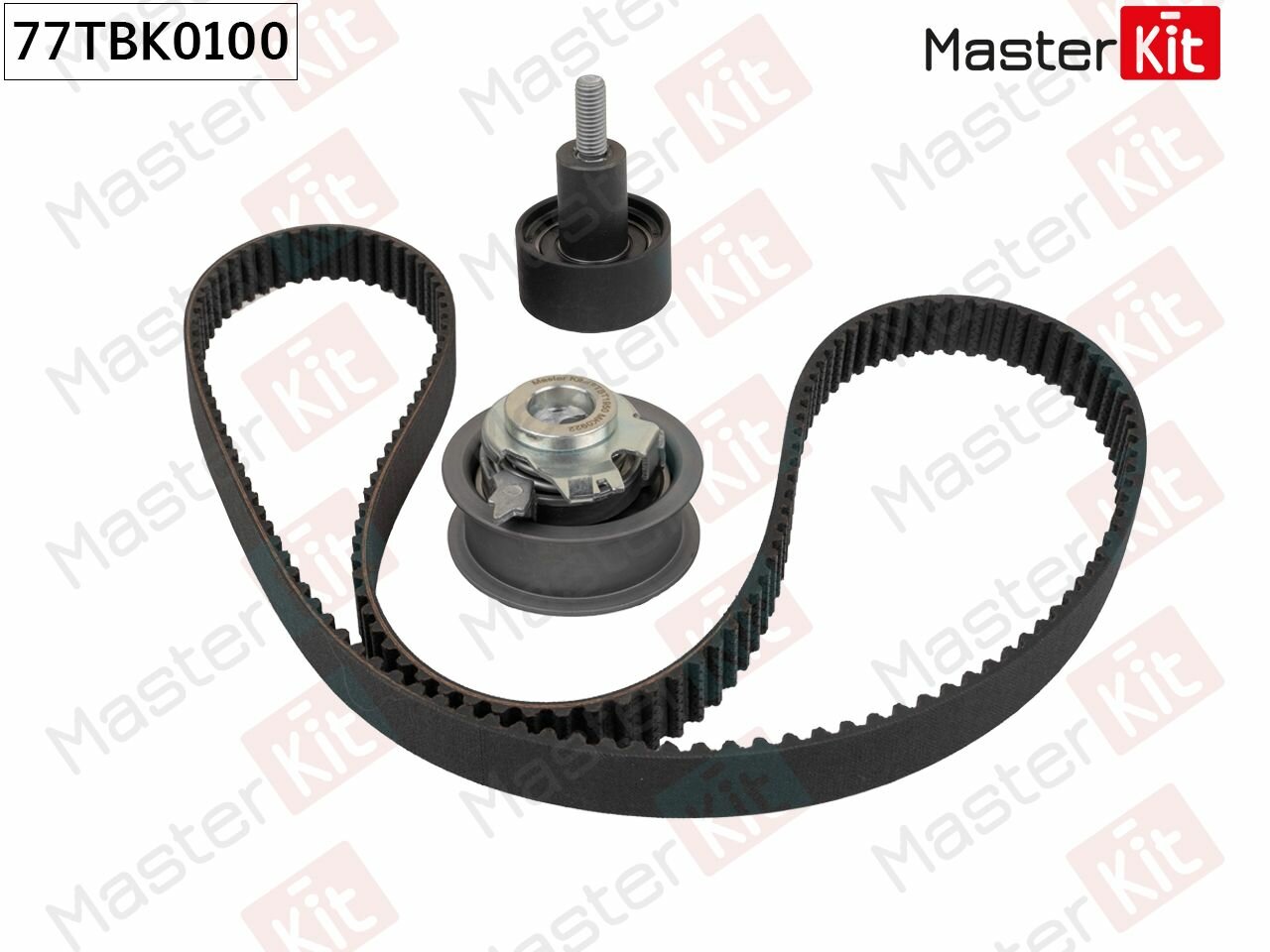 Комплект ремня ГРМ VW Polo AW1BZ1 17-Skoda Octavia III5E3NL3NR3 12- MasterKit 77TBK0100
