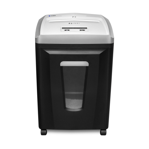 Уничтожитель документов Гелеос УП21-7+, секретность DIN P-7, фрагменты 0.8х1 мм, 7 листов, объем 23 л, CD/пл. карты