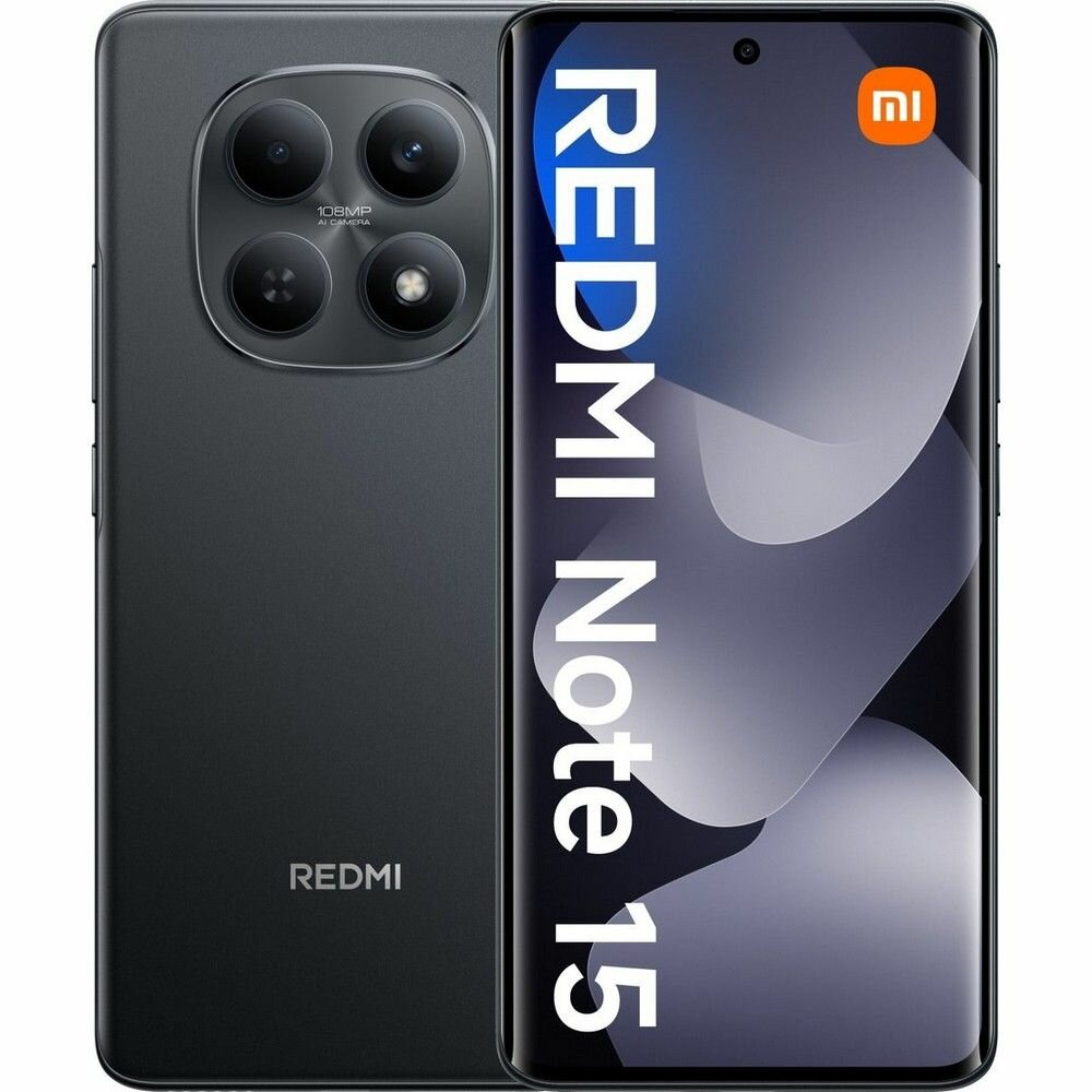 Смартфон Redmi Note 15 8+128Gb черный (MZB0M7WRU)