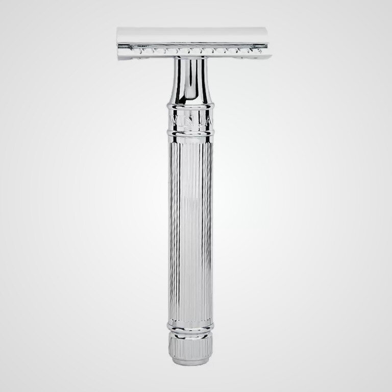 Станок хром Т-образный DE89LBL EDWIN JAGGER Safety Razor Chrome Бритвенный станок 1 шт