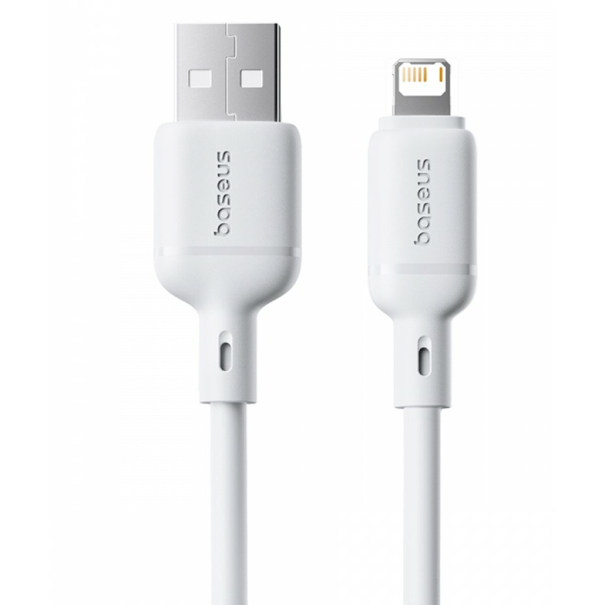 Кабель Baseus Silky Series Fast Charging Cable USB - Ligthning 2.4A, 1m, белый (P10377702213-00)