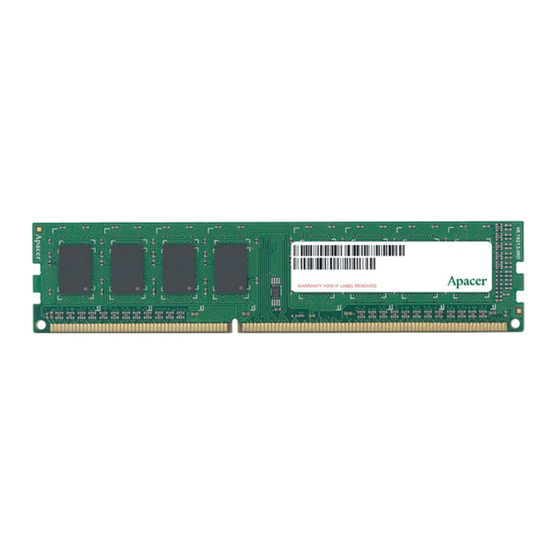 Оперативная память Apacer AU04GFA60CATBGC, 4 ГБ, DDR3 DIMM, 1600 МГц, 1.5 В, зеленый