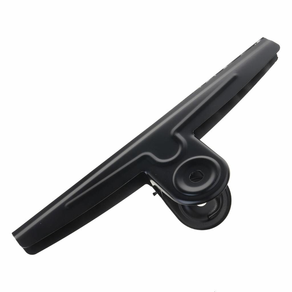 Стальной зажим для бумаги, 30 см, Черный