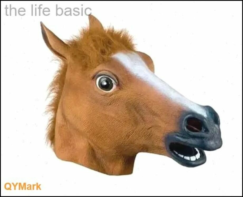 Маска голова лошади