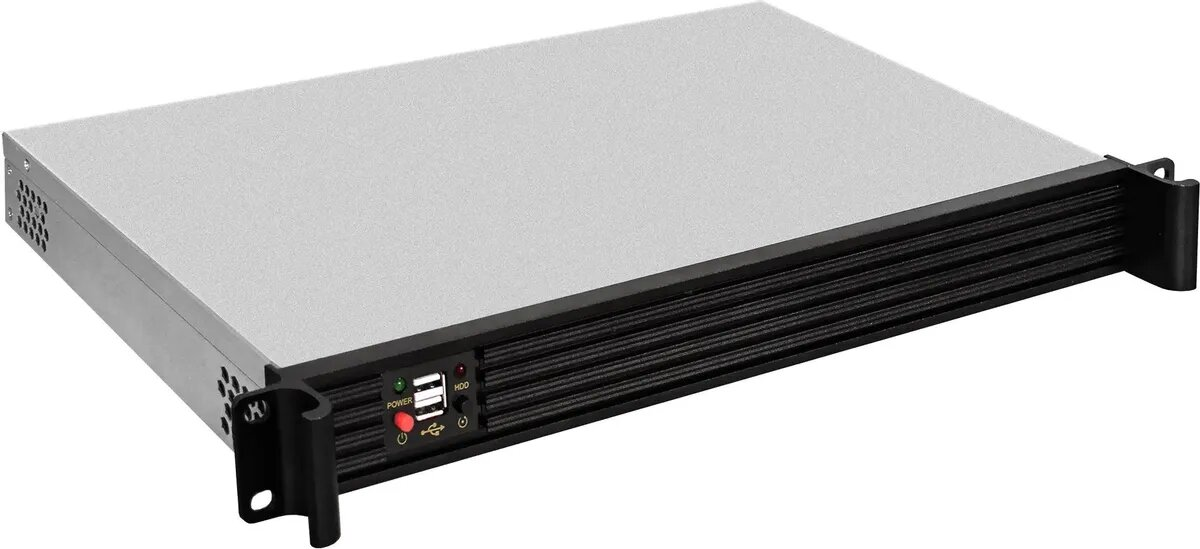 Корпус серверный Exegate Pro 1U250-01 Mini-ITX EX264948RUS, черный, 1U, 300 Вт