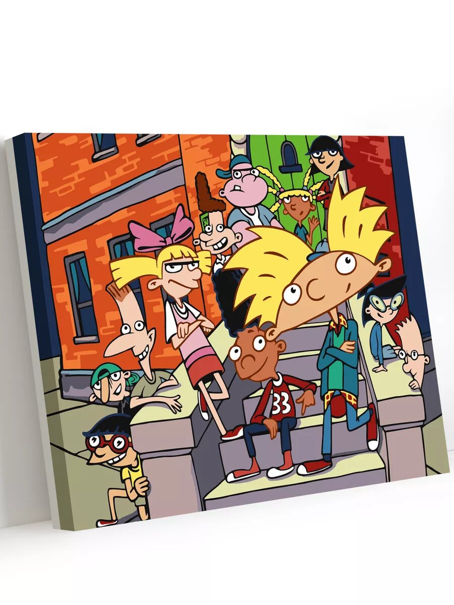 Эй, Арнольд Картина по номерам на холсте 40х50 см