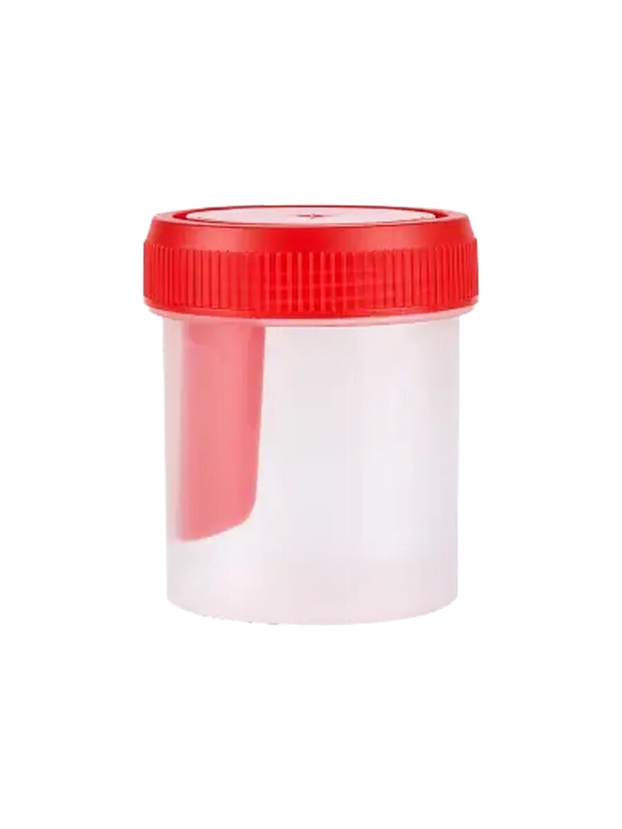 Контейнер для биопроб стерильные со шпателем 60мл