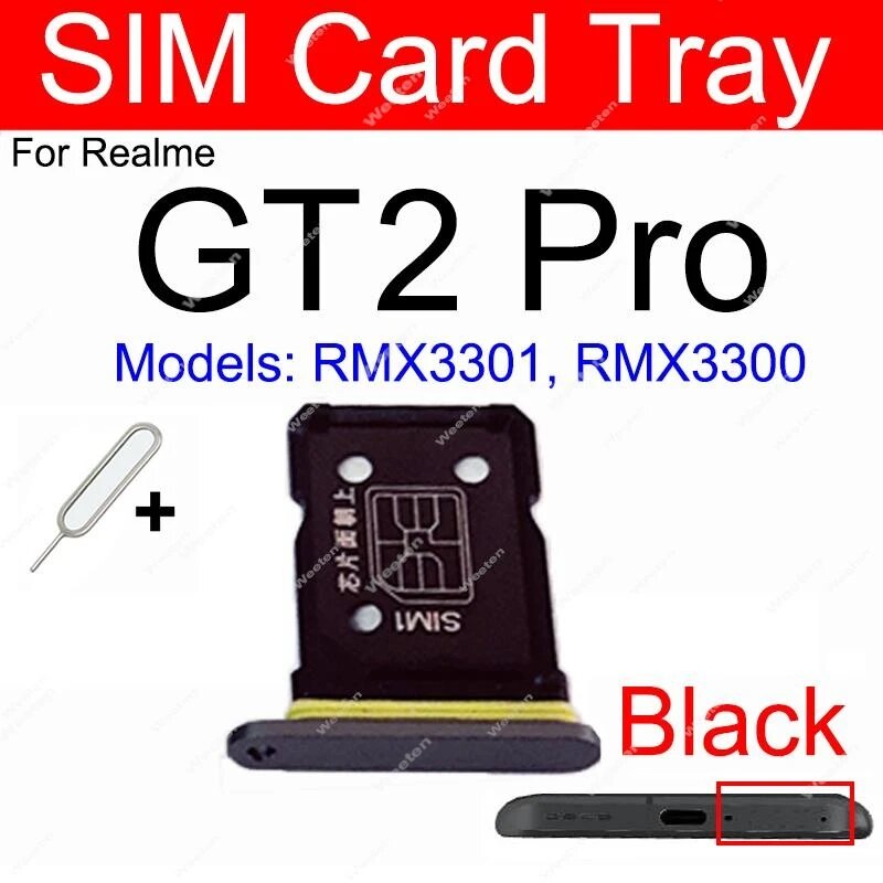 Лоток SIM-карты Realme GT 2 Pro Black
